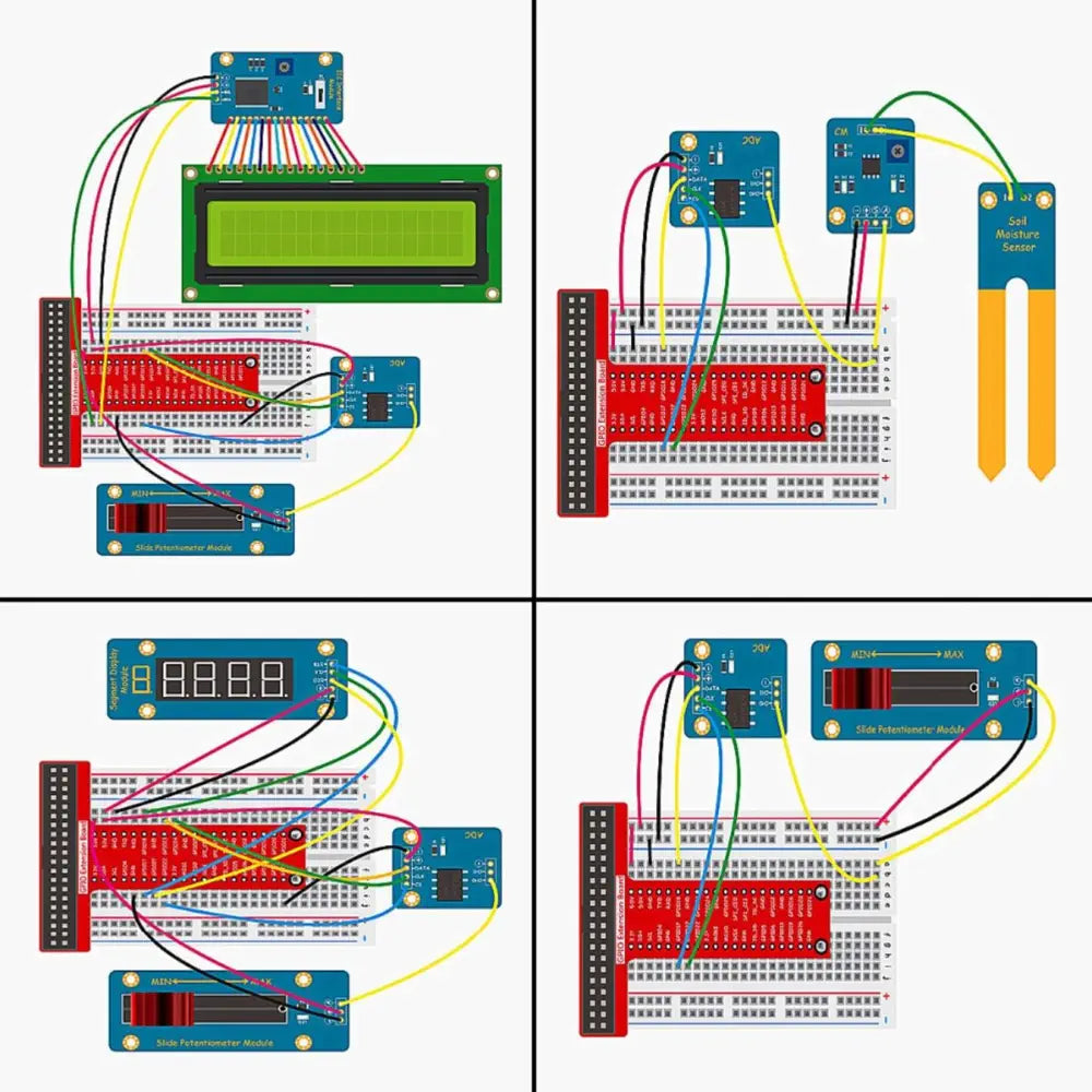 Adeept 46 Modules Sensor Kit For Raspberry Pi Robotshop