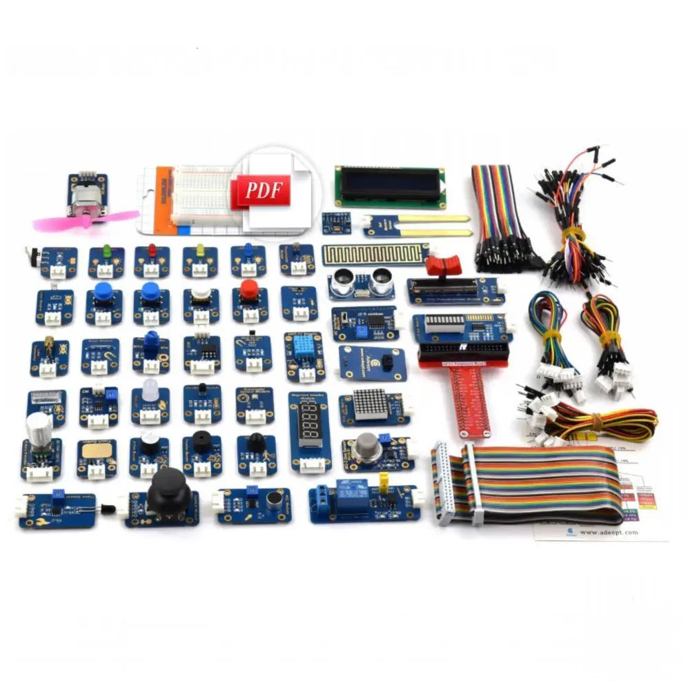 Adeept 46 Modules Sensor Kit For Raspberry Pi Robotshop