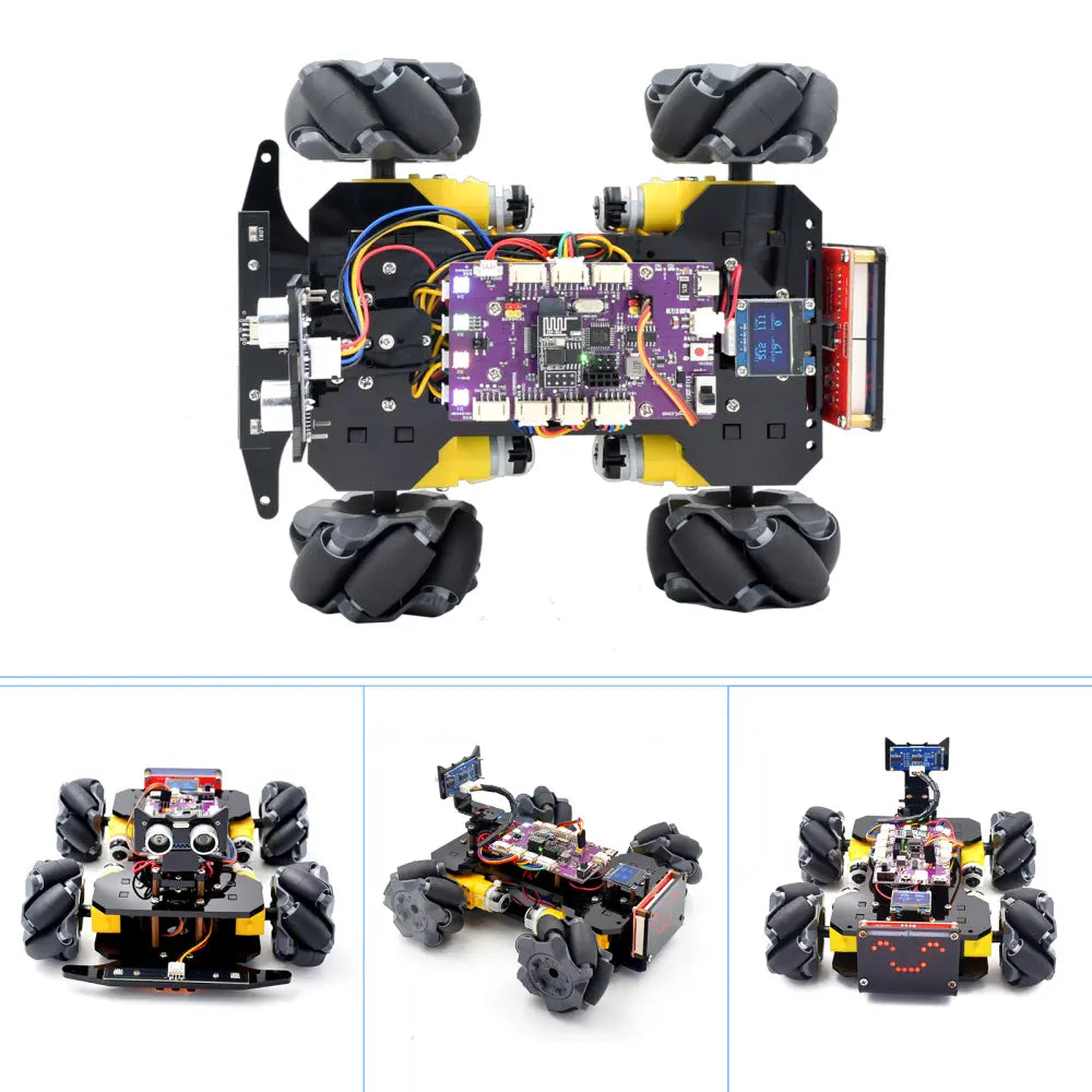 Adeept Mecanum Wheel Smart Car Kit (Kompatibel mit Arduino IDE) - RobotShop