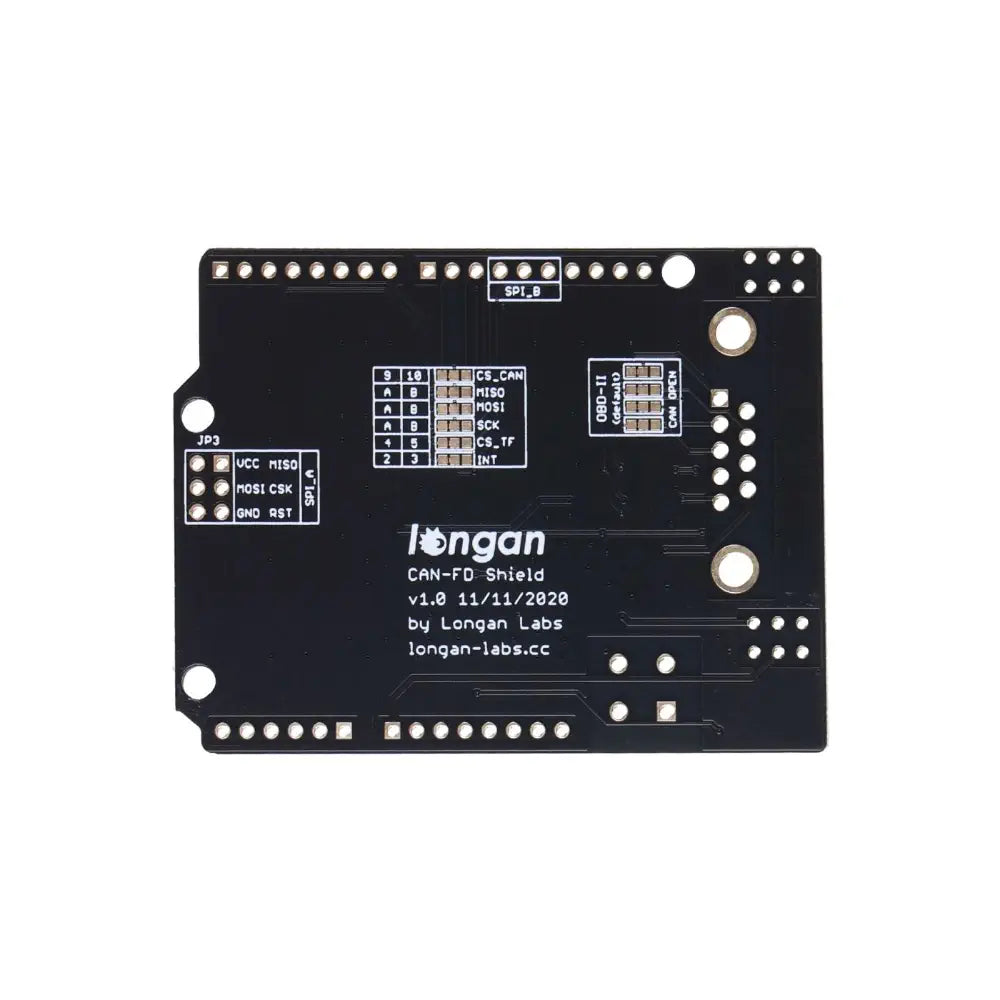 Can Fd Shield For Arduino 9 Pin Sub D Spi Selectable Obd Iican