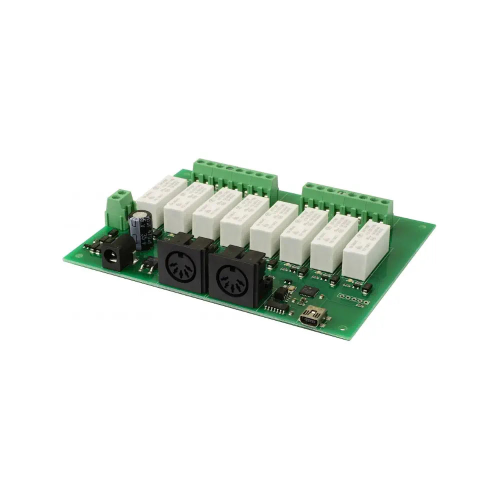 Devantech MIDI-RLY08 - 8 Relay, 0 Dimmer - RobotShop