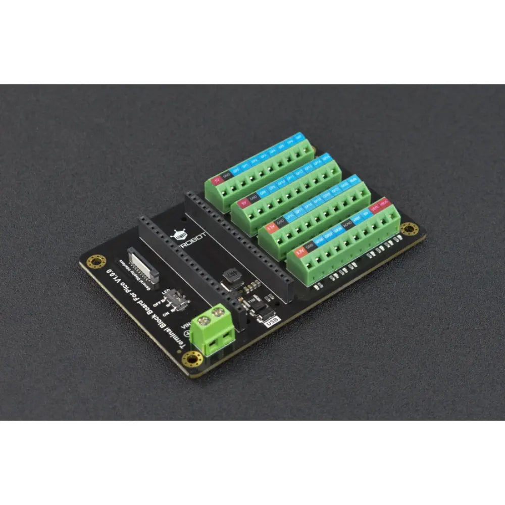Dfrobot Terminal Block Board For Raspberry Pi Pico Robotshop