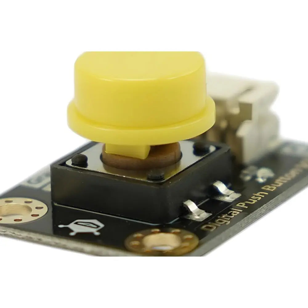 DFRobot Gravity Digital Push Button (Yellow) - RobotShop