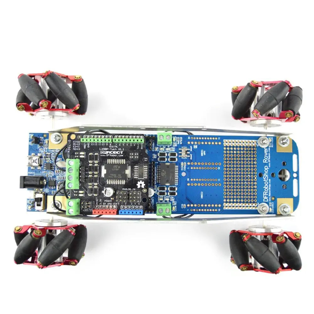 Dfrobotshop Mecanum Rover 20 Arduino Compatible Robot Basic Kit