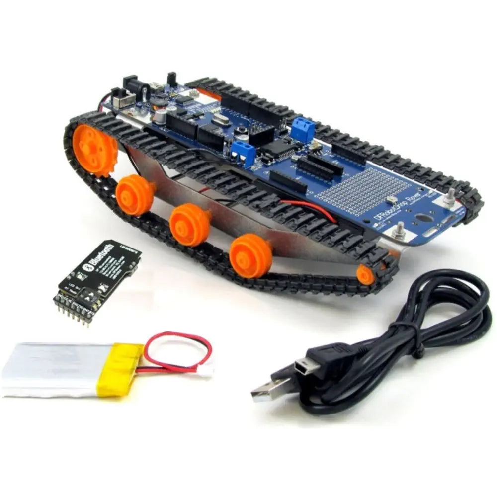 DFRobotShop Rover V2 - Arduino Compatible Tracked Robot (Bluetooth Kit ... DFRobotShop Rover V2 - Arduino Compatible Tracked Robot (Bluetooth Kit ...