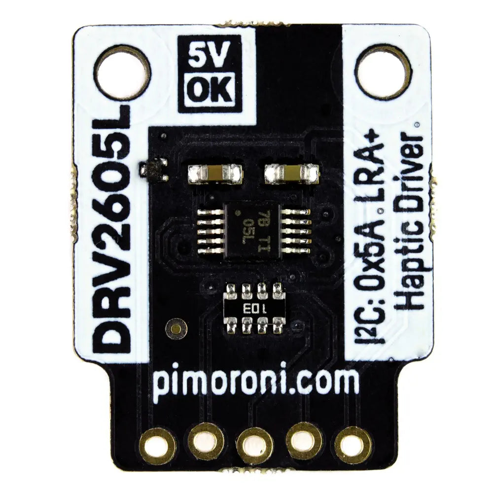 Módulo De Actuador Lineal Háptico Drv2605l De Pimoroni Robotshop