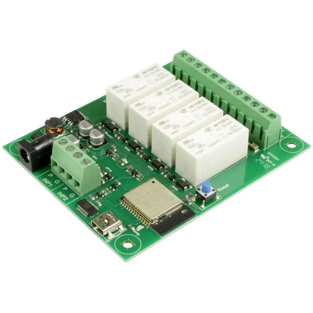 Devantech ESP32LR42 WIFI 4 x 16A Relays - RobotShop
