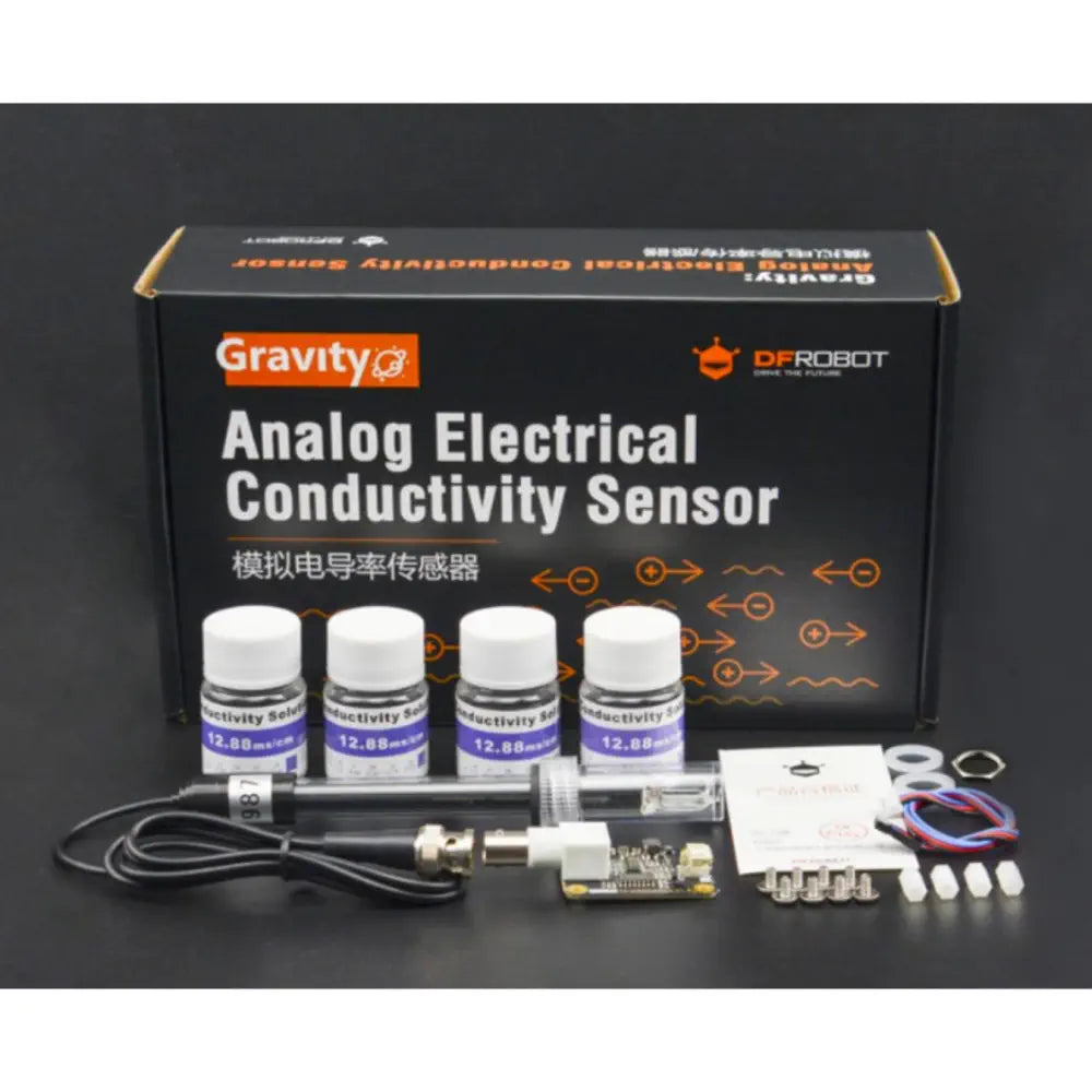 Gravity Analog Electrical Conductivity Sensor / Meter (K=10) - RobotShop
