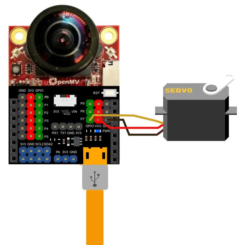 Gravity: I/O Expansion Shield for OpenMV Cam H7 & H7 plus - RobotShop