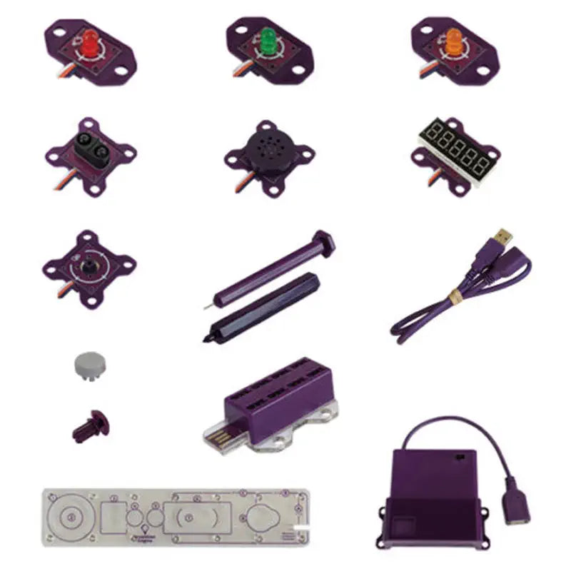 Invention Engine Starter Pack w/ Display, Speaker, Proximity Sensor & LED Bits - RobotShop