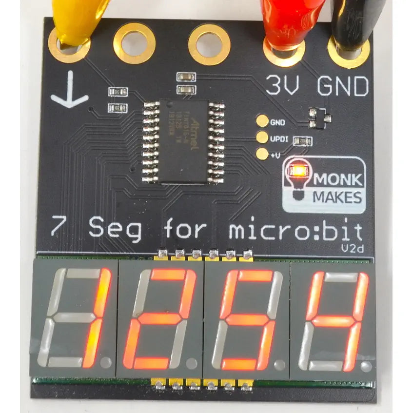 Monk Makes 7-Segment for micro:bit - RobotShop