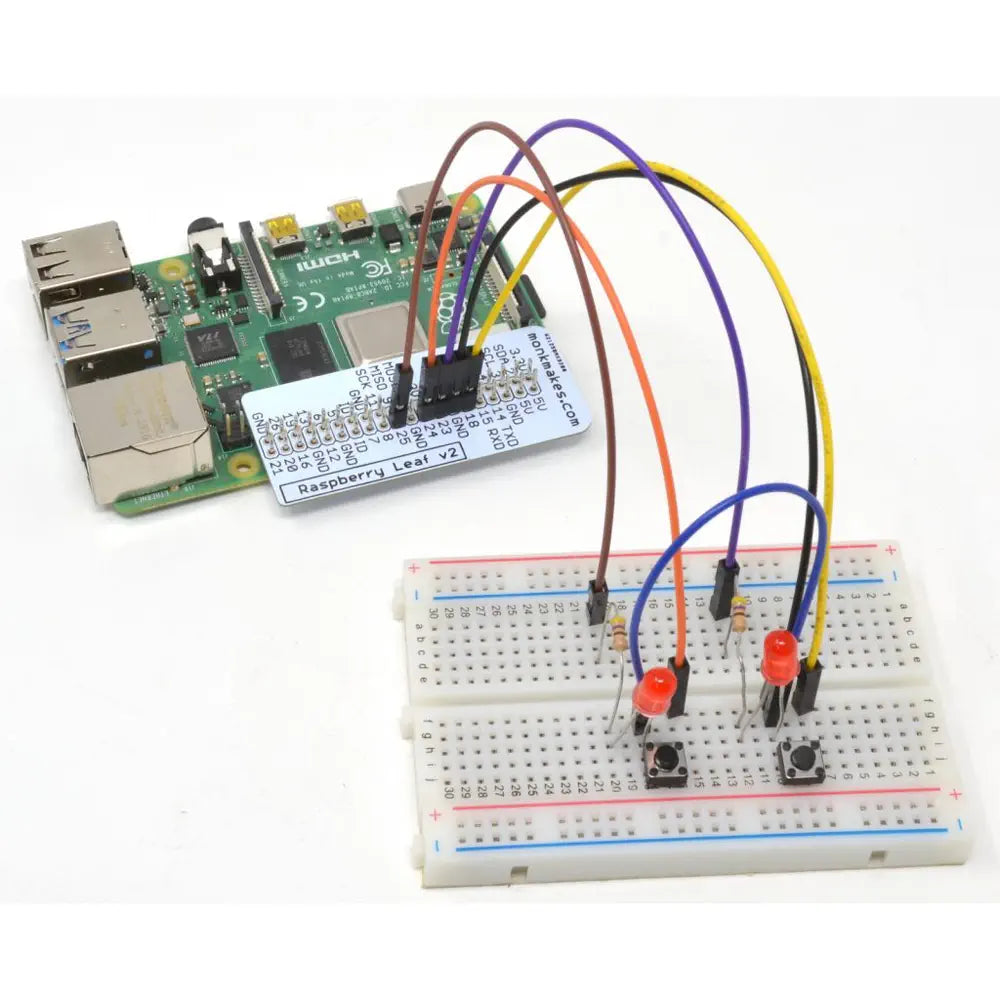 Monk Makes Project Box 1 for Raspberry Pi - RobotShop