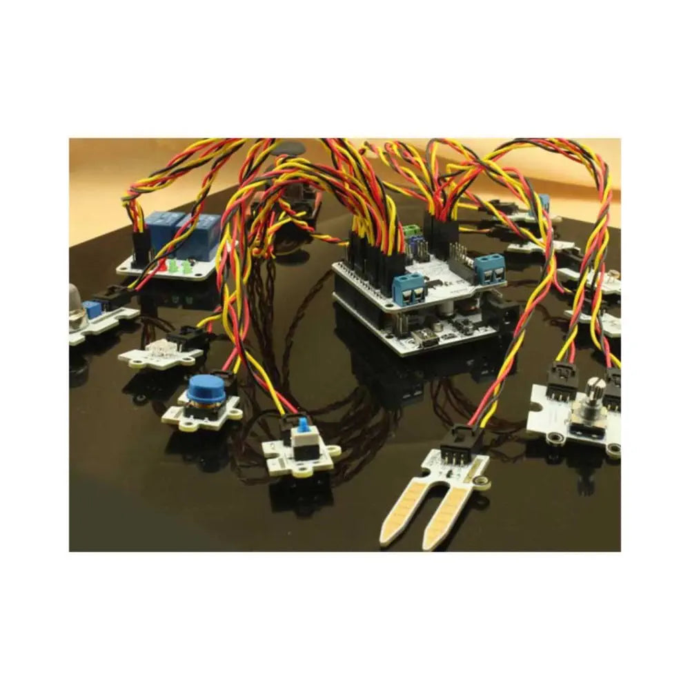 Octopus Digital Blue Push Button Brick - RobotShop