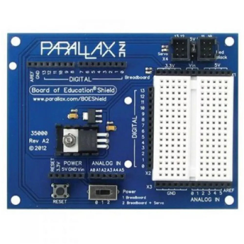 Parallax Board Of Education Shield For Arduino Robotshop