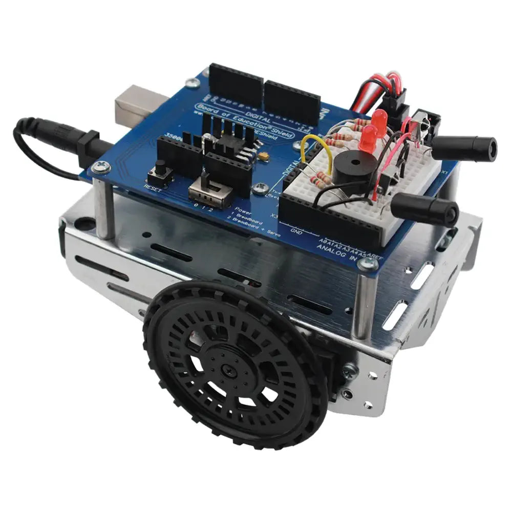Parallax Boe Bot Robotics Shield Kit For Arduino With Arduino Robotshop