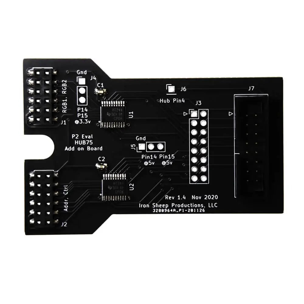 Parallax P2 Eval HUB75 Adapter Board - RobotShop