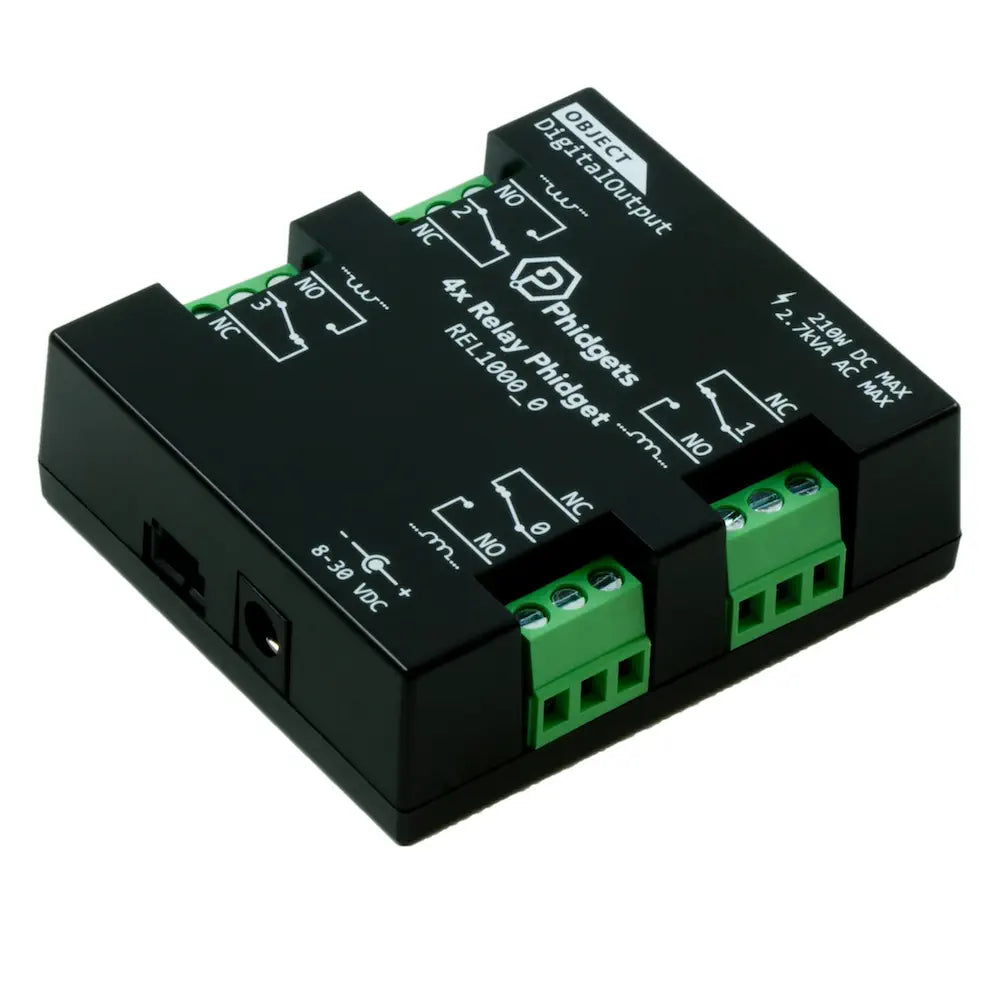 Phidgets VINT 4 Relay Module - RobotShop