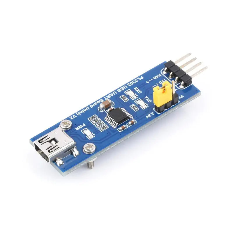 Waveshare PL2303 USB to UART (TTL) Communication Module - Mini USB Connector - RobotShop