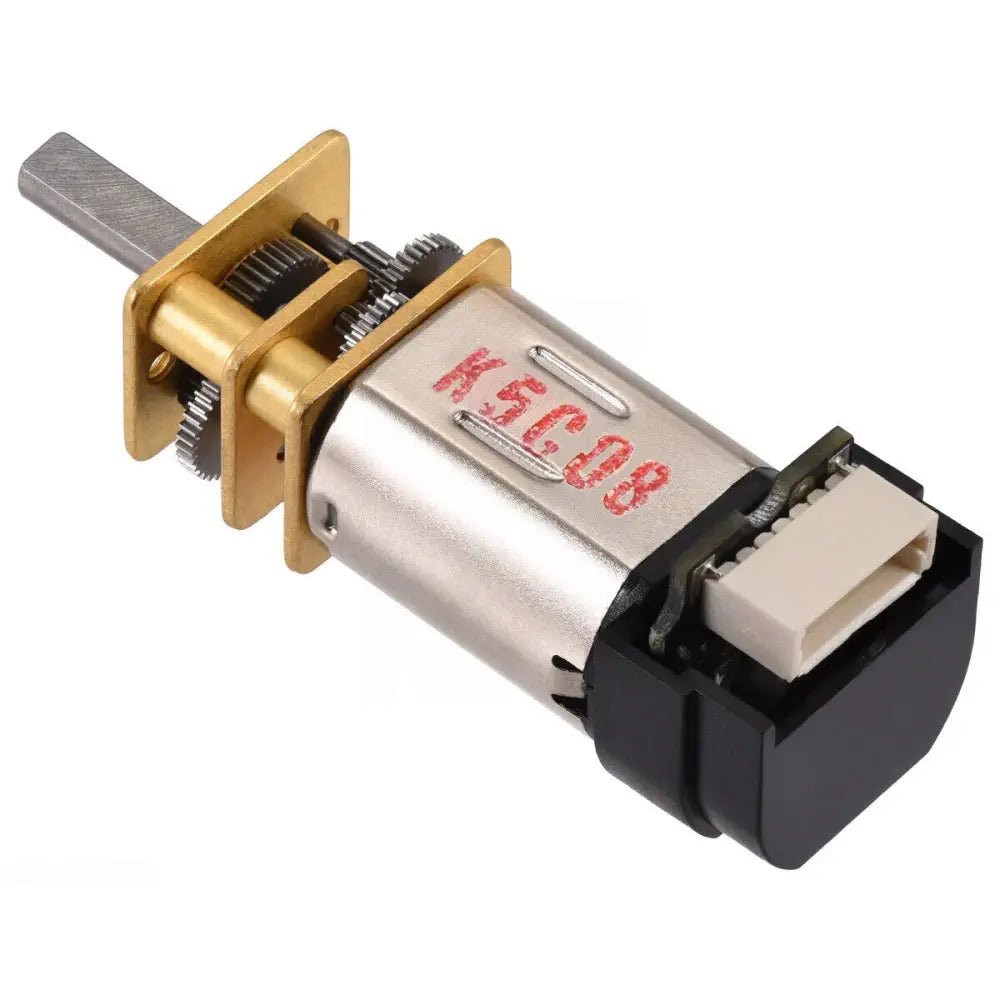Pololu 10001 Micro Metal Gearmotor Mp 6v W 12 Cpr Encoder Back
