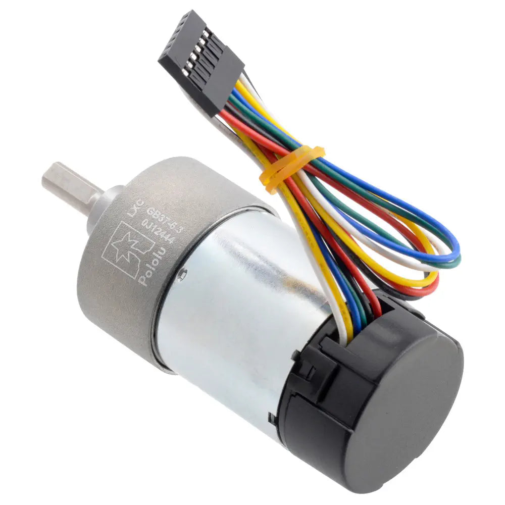 Pololu 24v 37dx65l Mm 631 Metal Gearmotor W 64 Cpr Encoder Helical