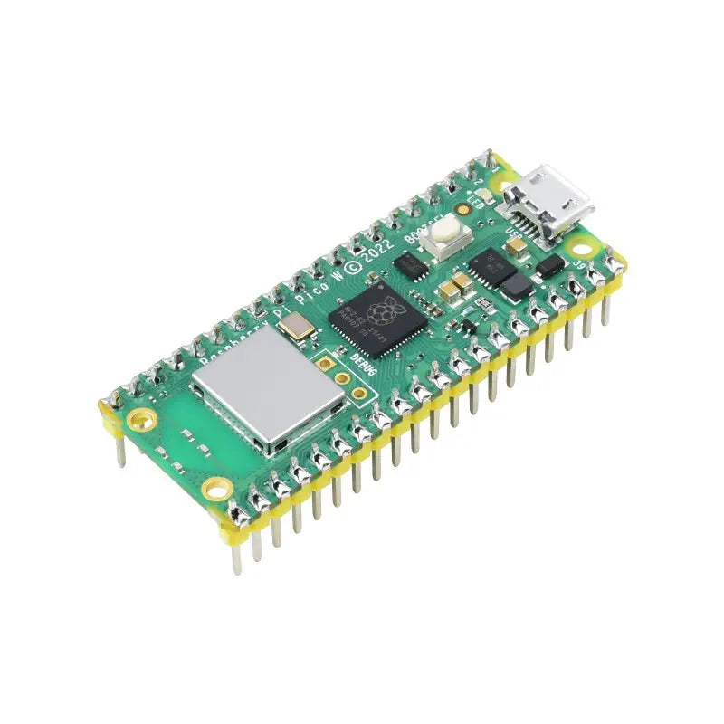 Waveshare Raspberry Pi Pico W Microcontroller Board Wifi Basic Kit