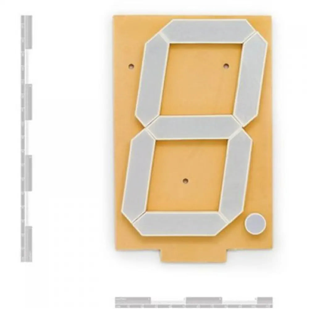 7-Segment Red 6.5" Display - RobotShop