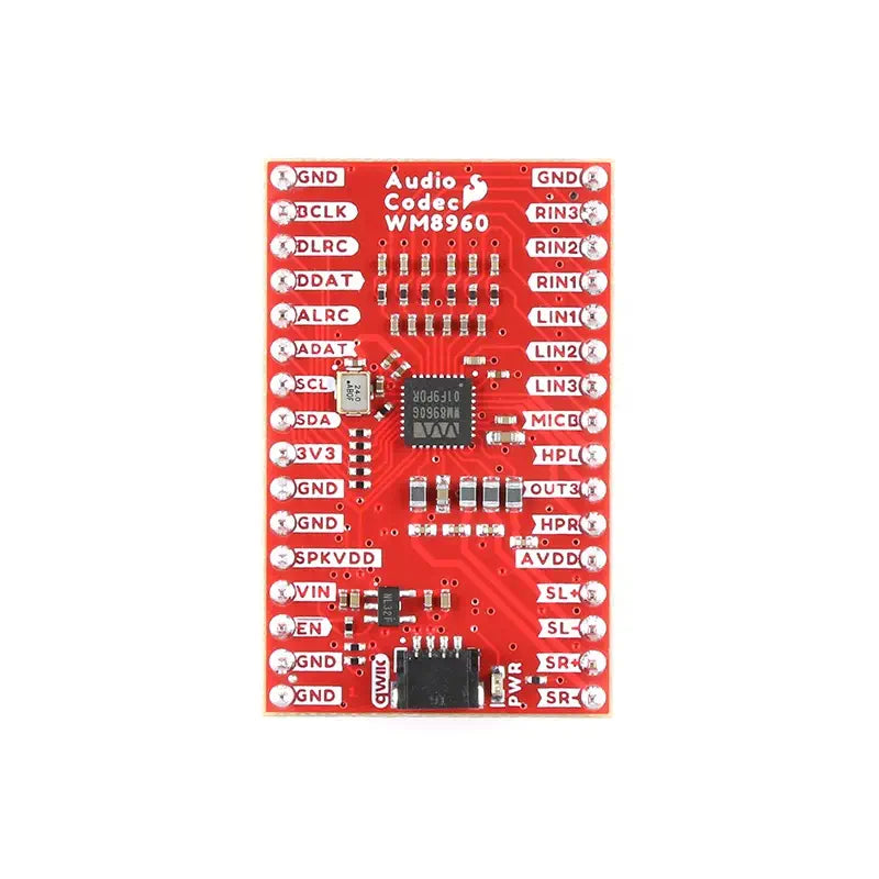 SparkFun Audio Codec Breakout - WM8960 w/ Headers (Qwiic) - RobotShop