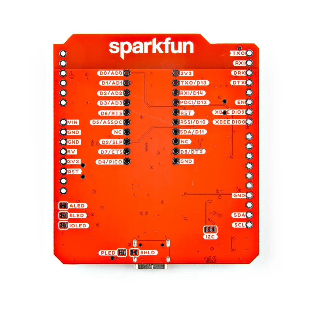 Sparkfun Digi Xbee Arduino Shield Usb C Qwiic Robotshop
