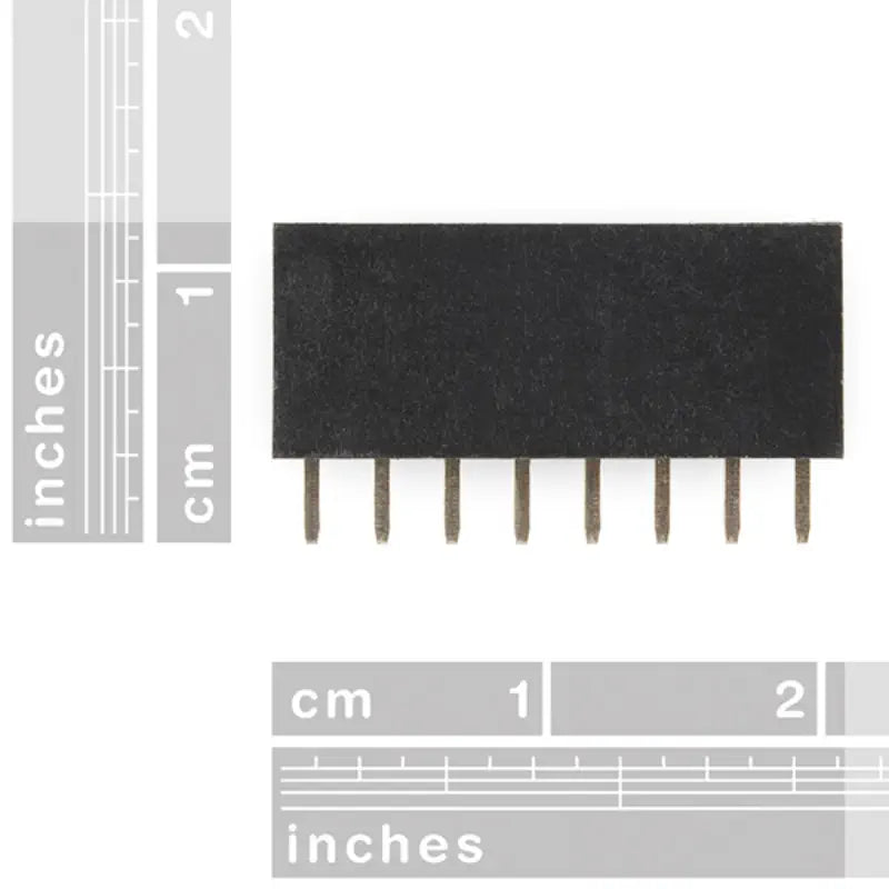 Sparkfun Header 8 Pin Female Pth 0 1in Robotshop