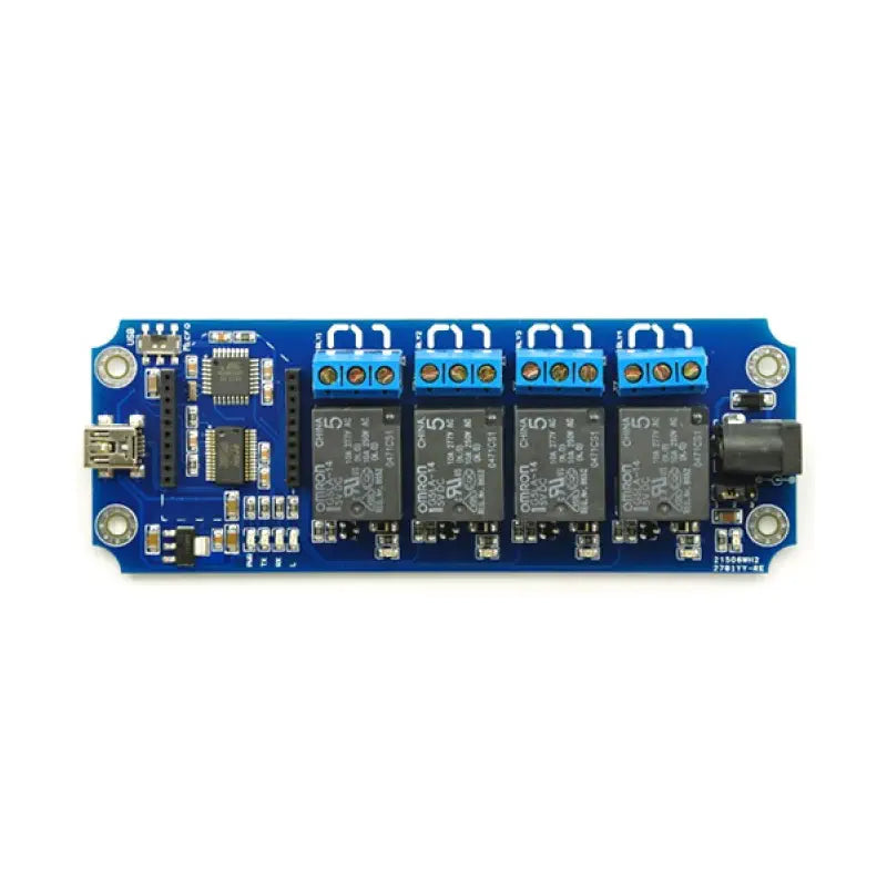 Tinysine TOSR04-D - 4 Channel USB/Wireless 5V Timer Relay Module - RobotShop