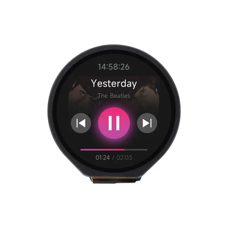 Waveshare 1.28in Round LCD Display Module w/ Touch Panel, 240x240, IPS ...