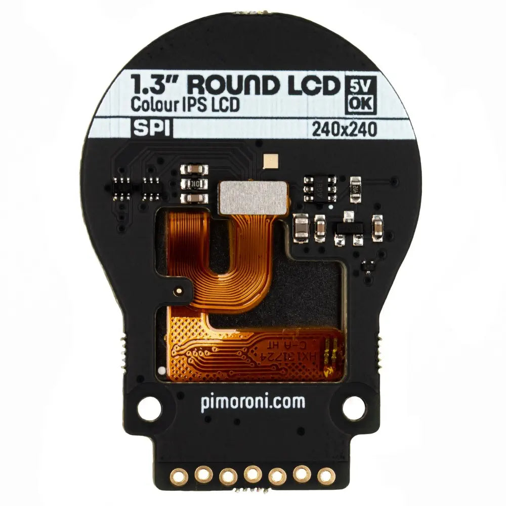 1.3inch SPI Color Round LCD (240x240) Breakout - RobotShop
