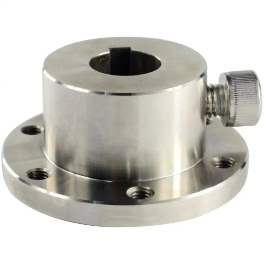 16mm Shaft Universal Stainless Mounting Key Hub - RobotShop