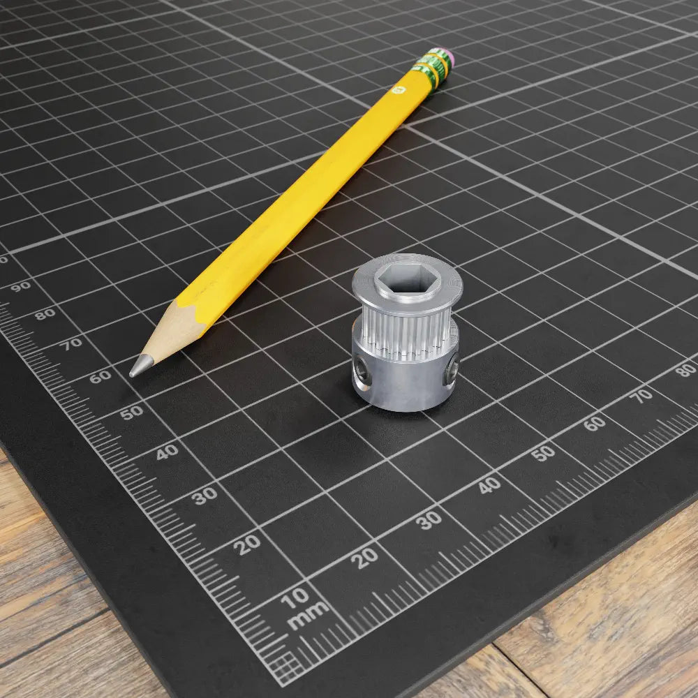 Polea de Tiempo con Piñón GT2 de 2mm de Paso (Agujero REX™ de 8mm, 20 ...