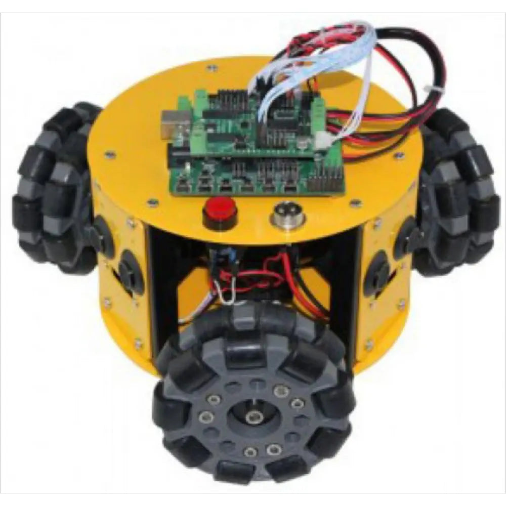 3WD 100mm Omni Wheel Mini Mobile Robot Kit - RobotShop