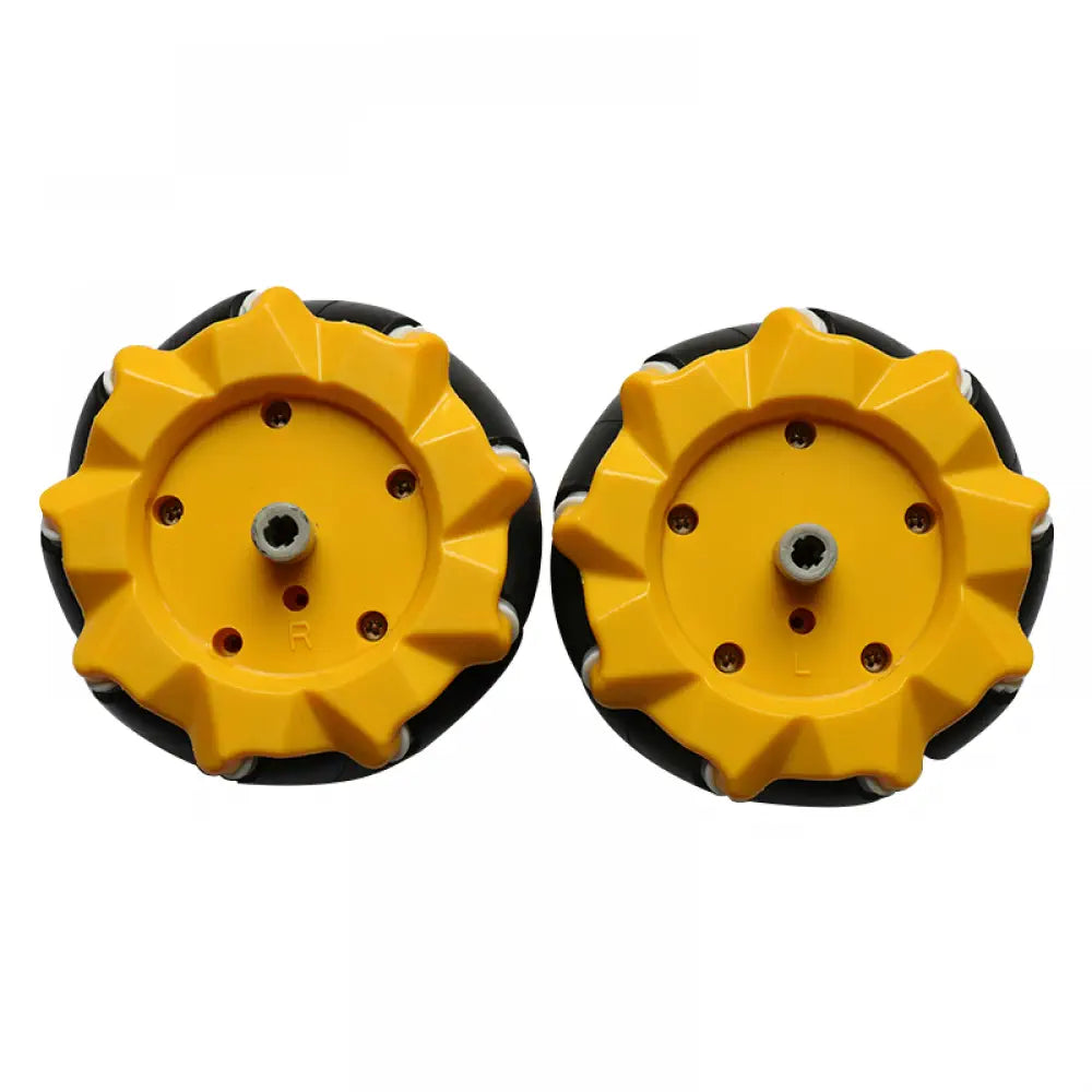 80mm Mecanum Omni Wheel for Lego (4x) - RobotShop