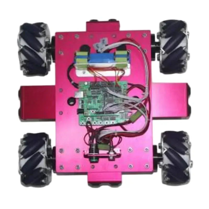 4WD Mecanum Wheel Beginner Mobile Robot Kit - RobotShop