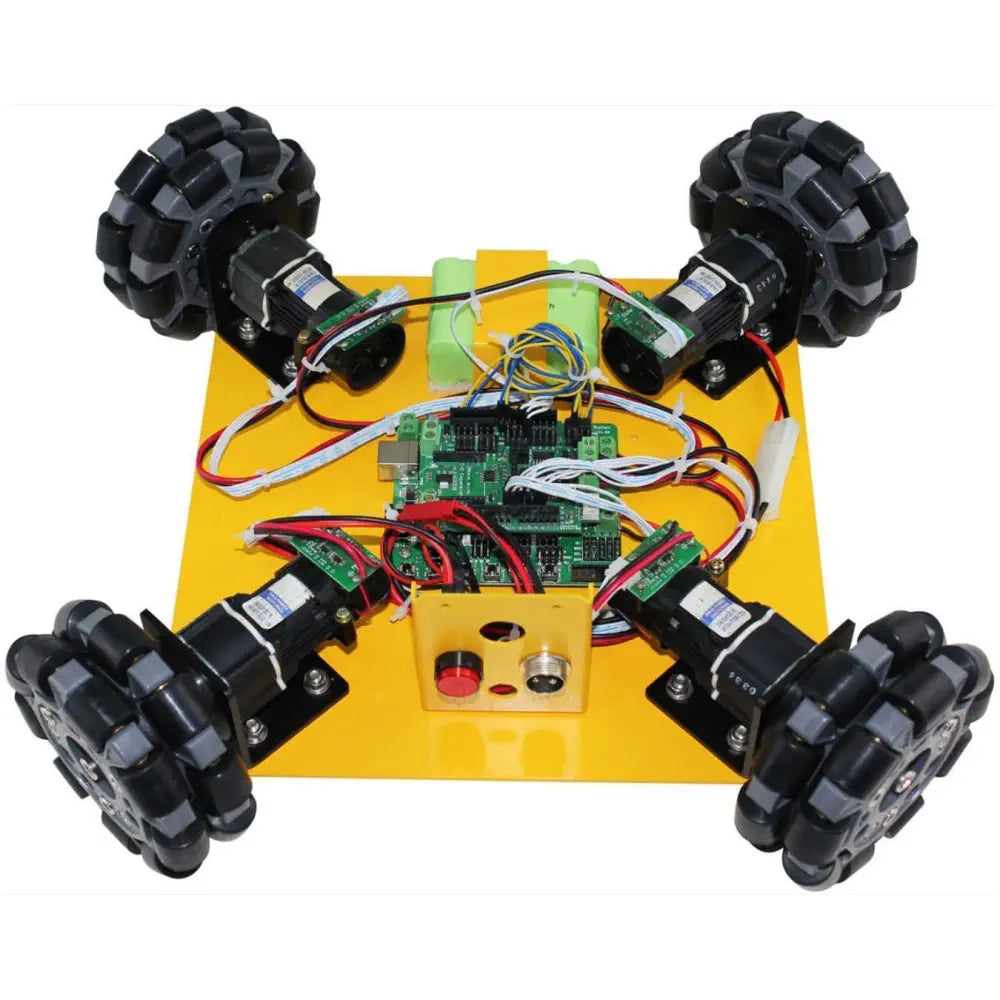 Kit de Robot Móvil Omni-Direccional 4WD Compatible con Arduino - RobotShop