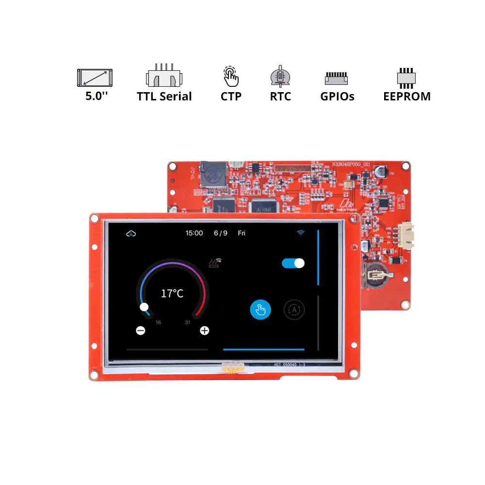 Nextion NX8048P050 5-Inch Intelligent Series Resistive HMI Touch ...