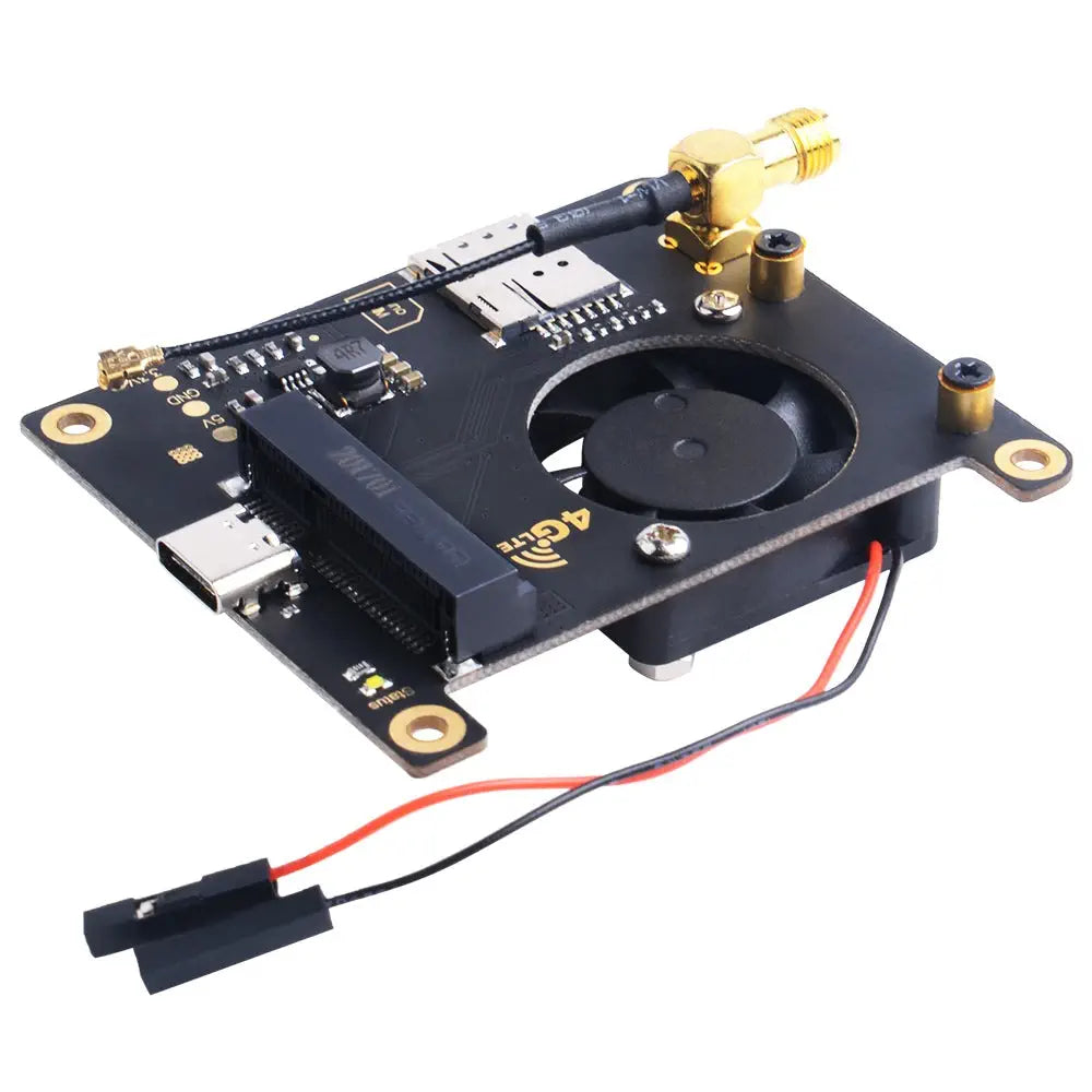52Pi 4G/3G Cellular HAT for Raspberry Pi & Jetson Nano (Black) - RobotShop