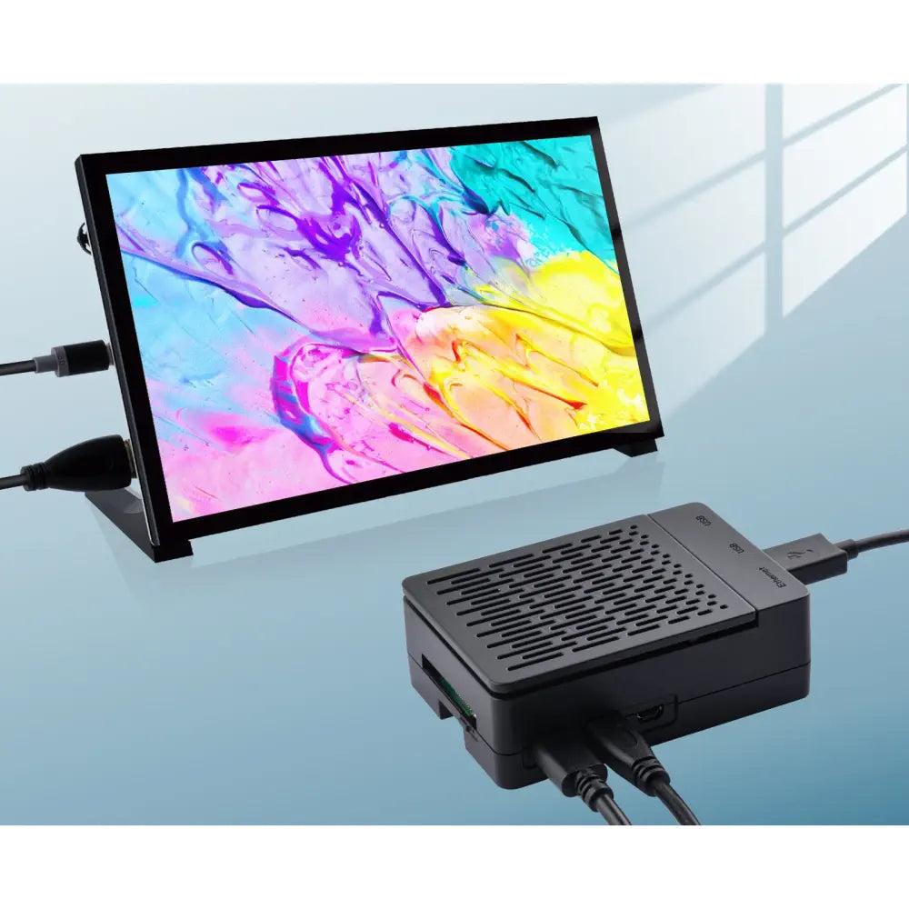 52Pi ABS Raspberry Pi 5 Case w/ Armor Lite V5 Cooler (US) - RobotShop