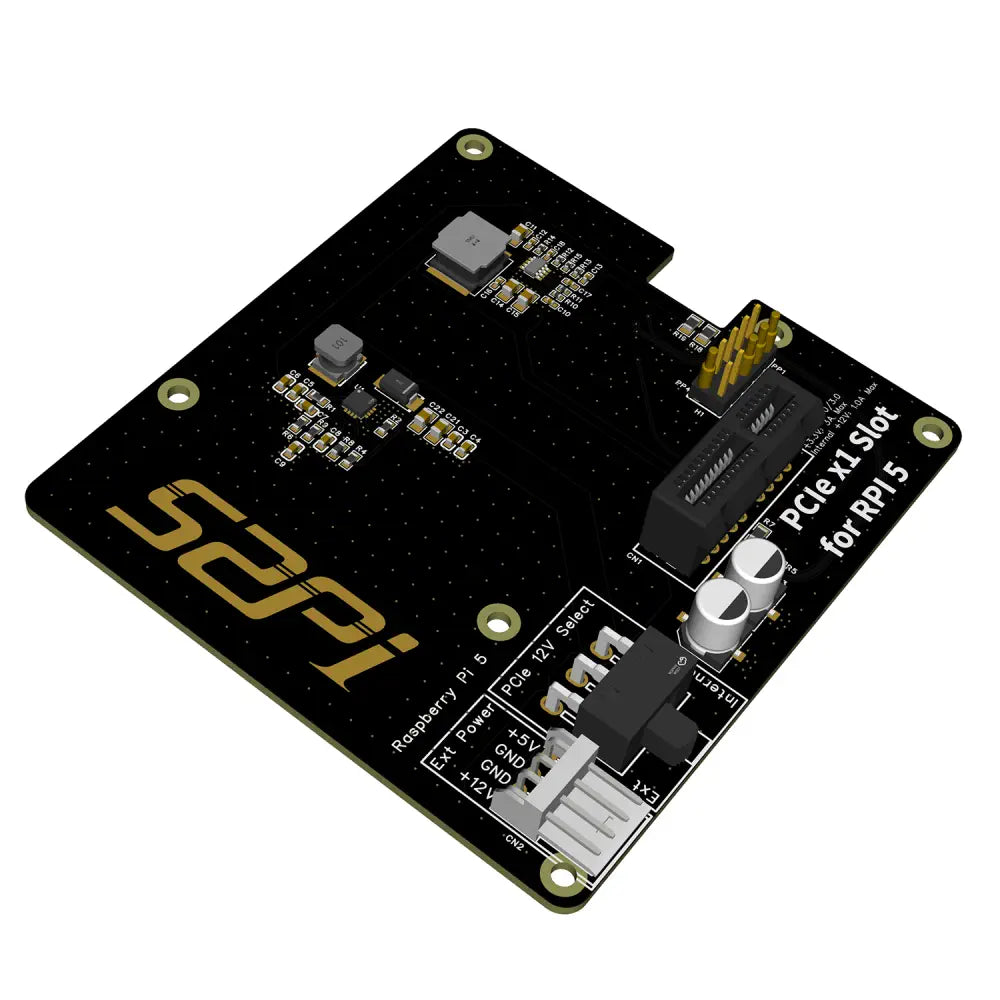 52Pi P02 PCIe Slot for Raspberry Pi 5 Extention Adapter Board - RobotShop
