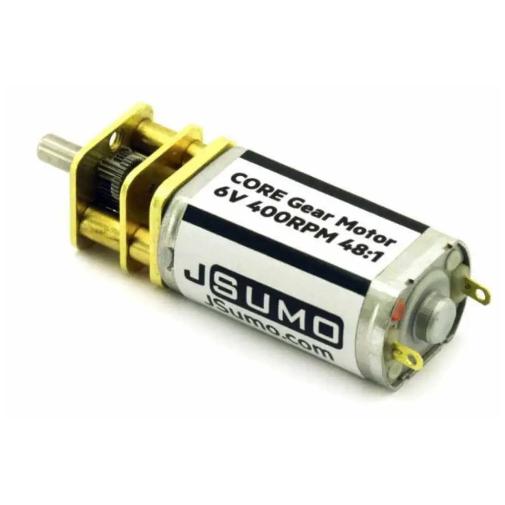 JSumo 6V Micro Metal Gearmotor 400RPM - RobotShop