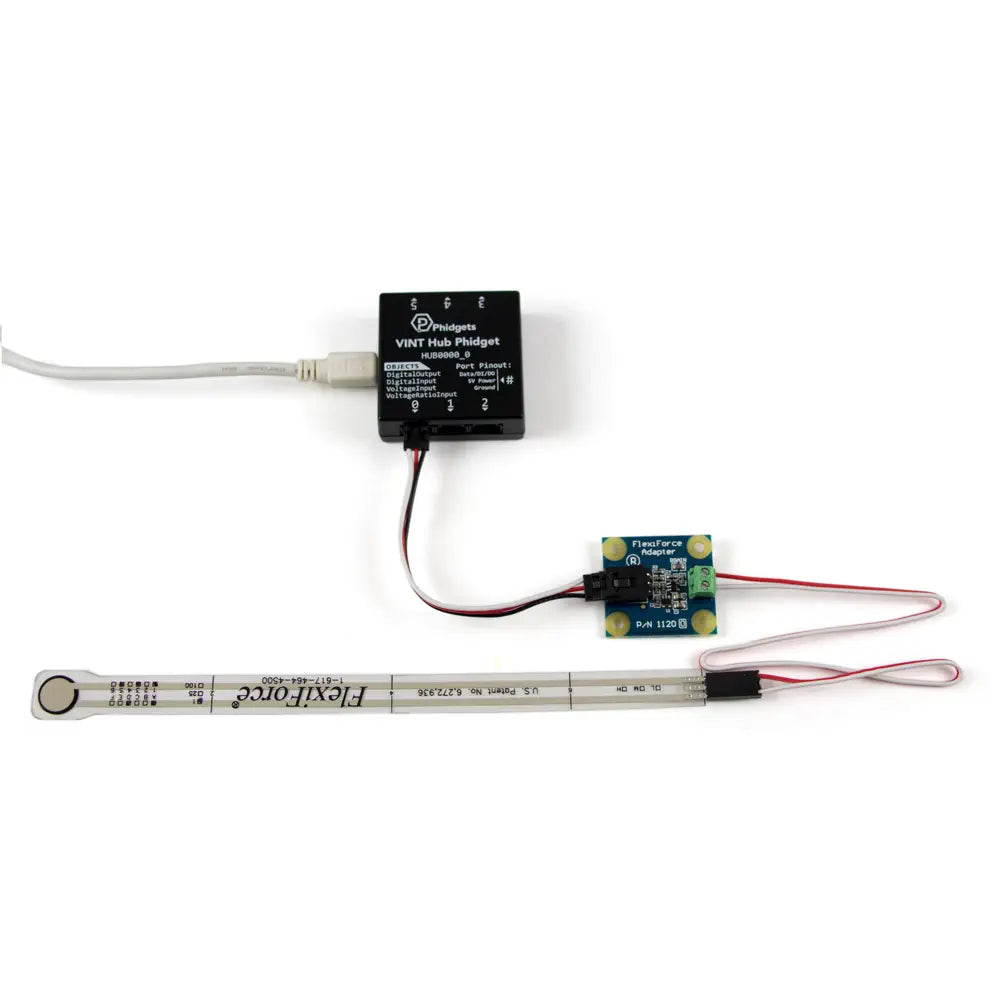 8 inch FlexiForce 0-100lb Resistive Force Sensor - RobotShop