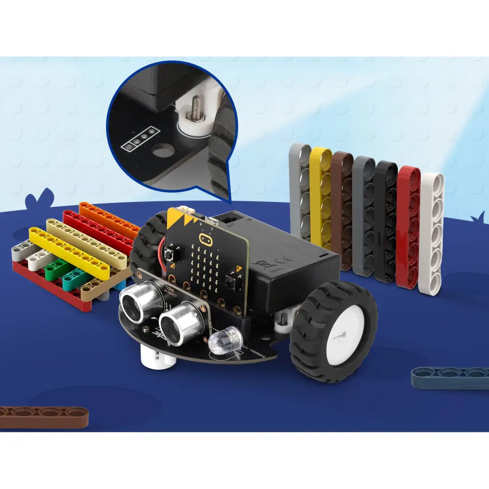 ACEBOTT TinkerBott Smart Robot Car Kit for micro:bit (w/o Microbit V2 ...