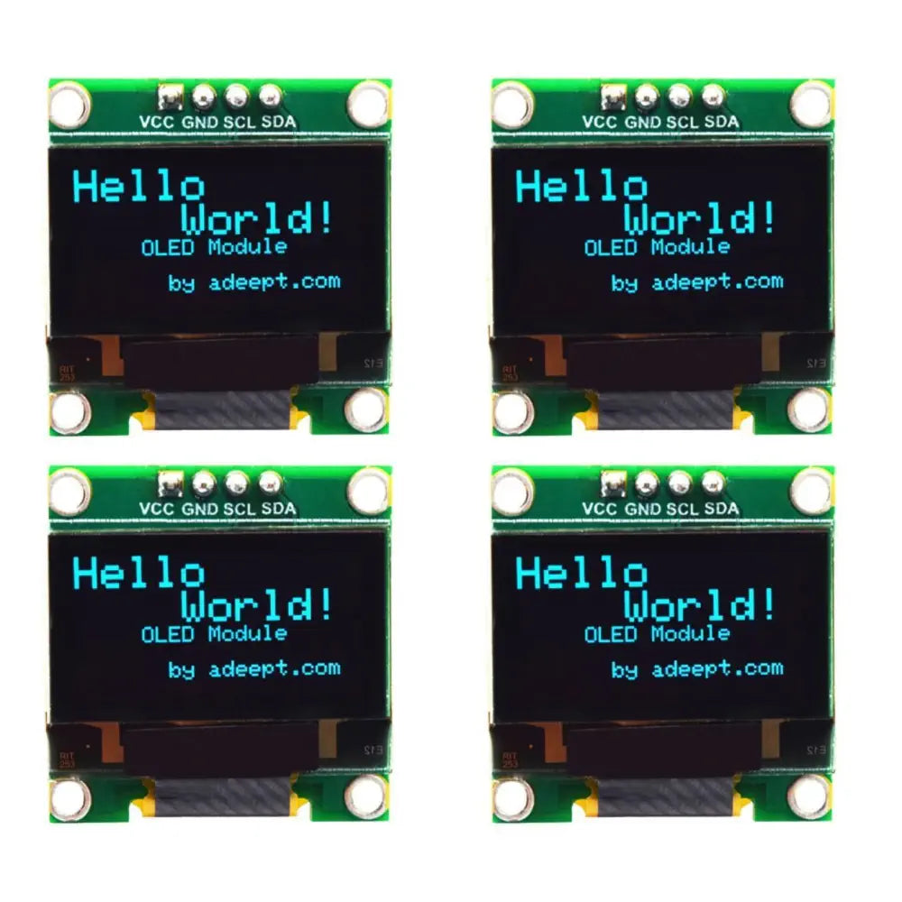 Adeept 0.96in OLED Module 128x64 SSD1306 I2C Serial Self-Luminous ...