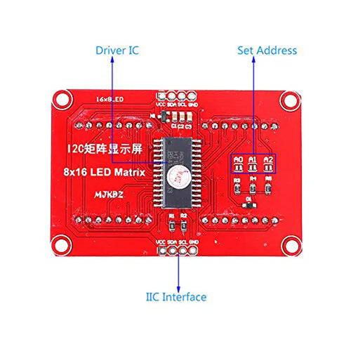 Adeept Led Dot Matrix Display Module Lattice Screen Robotshop
