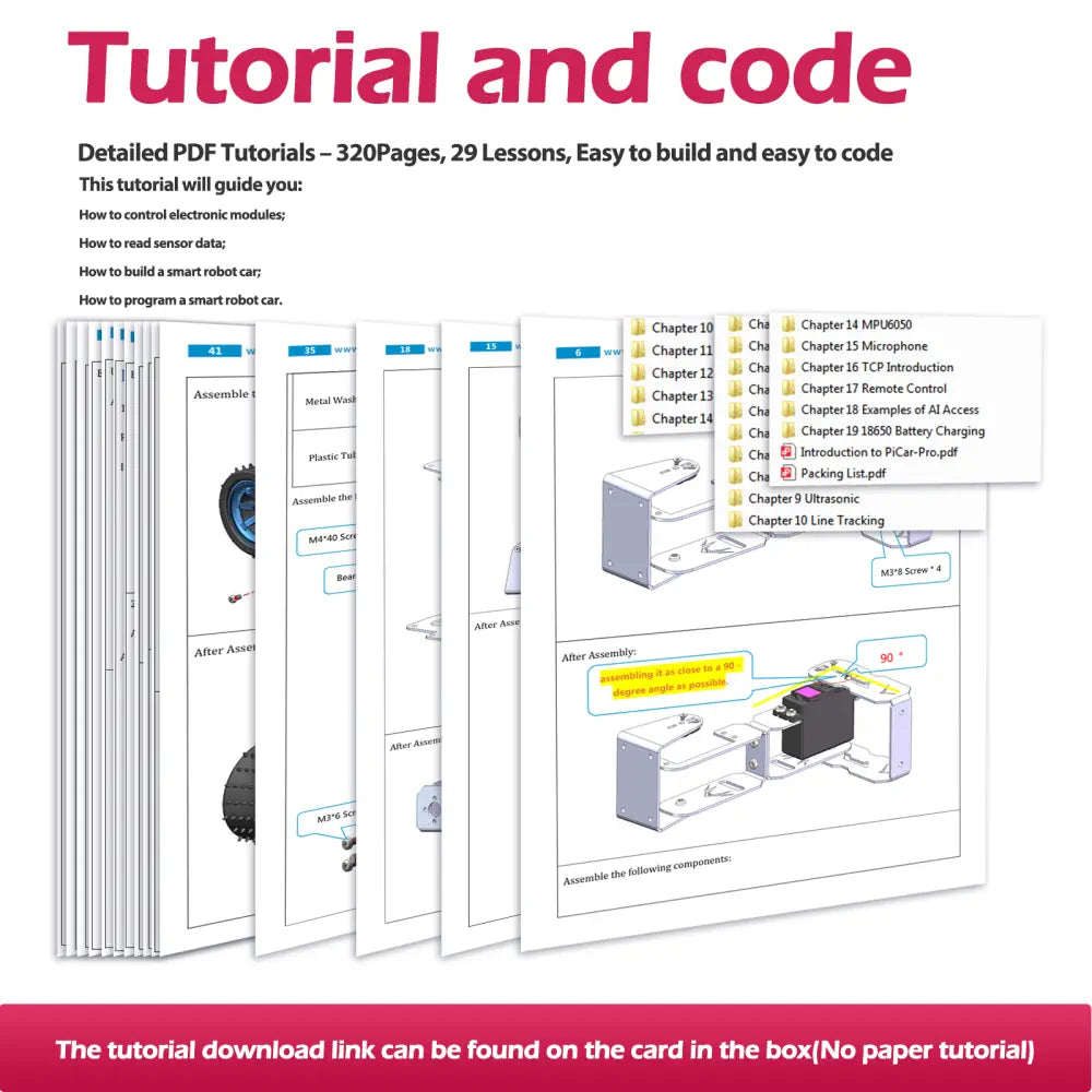 Kit de Coche Inteligente con Brazo Robótico de 4 GDL Adeept PiCar Pro ...