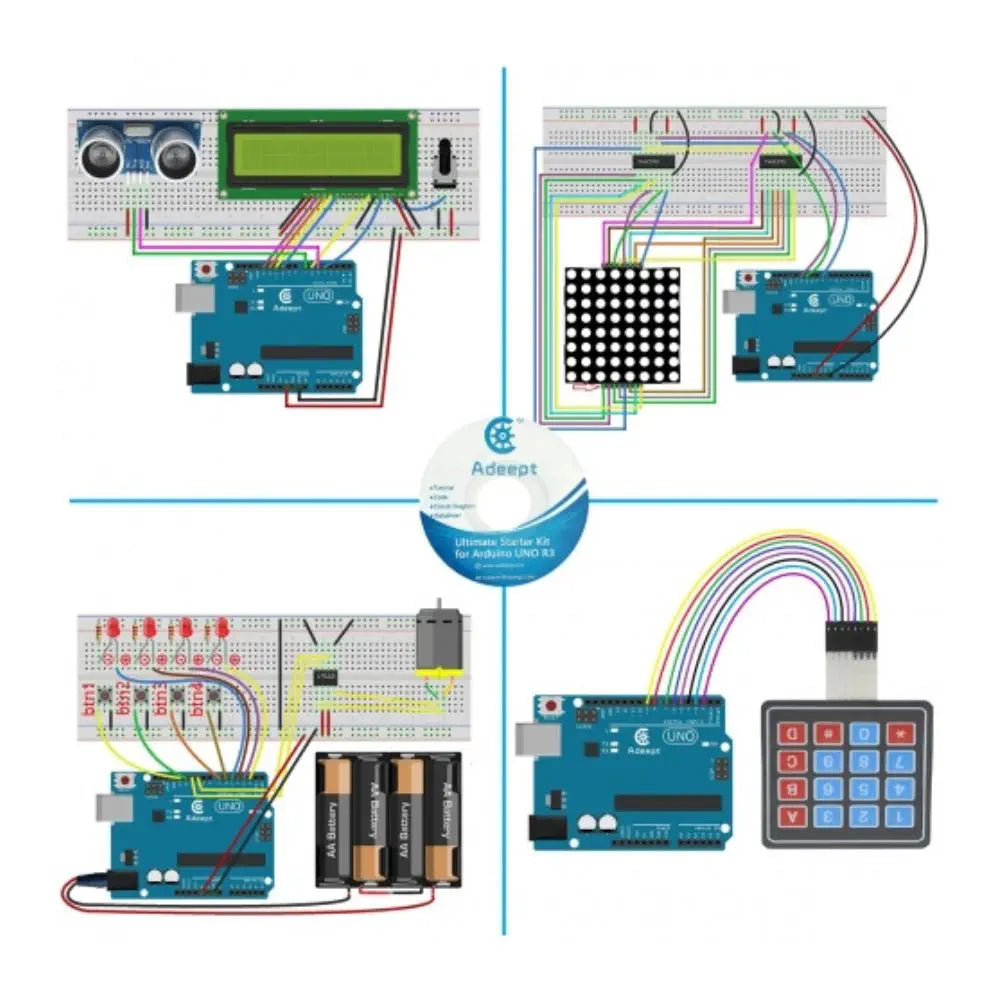 Adeept Uno Ultimate Starter Kit - RobotShop