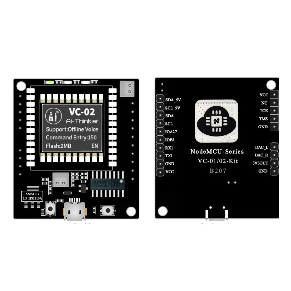 Ai-Thinker NodeMCU-VC-02-KIT Offline Speech Recognition Module - RobotShop